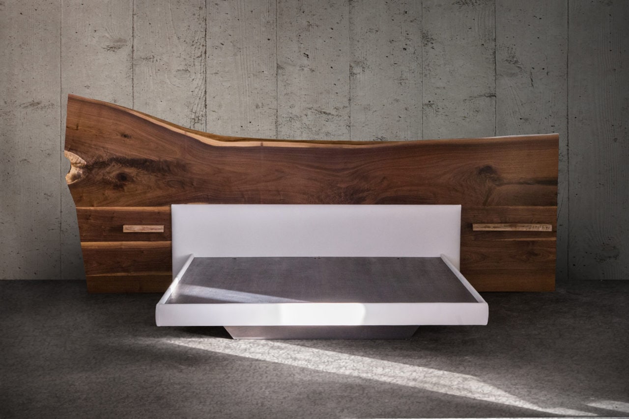 Platform Beds with Live Edge Headboard | Brooklyn, NYC | SENTIENT™