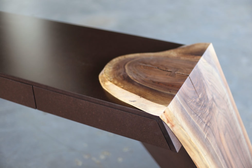 Time When Live Edge Luxury Console | Brooklyn, NYC | SENTIENT™