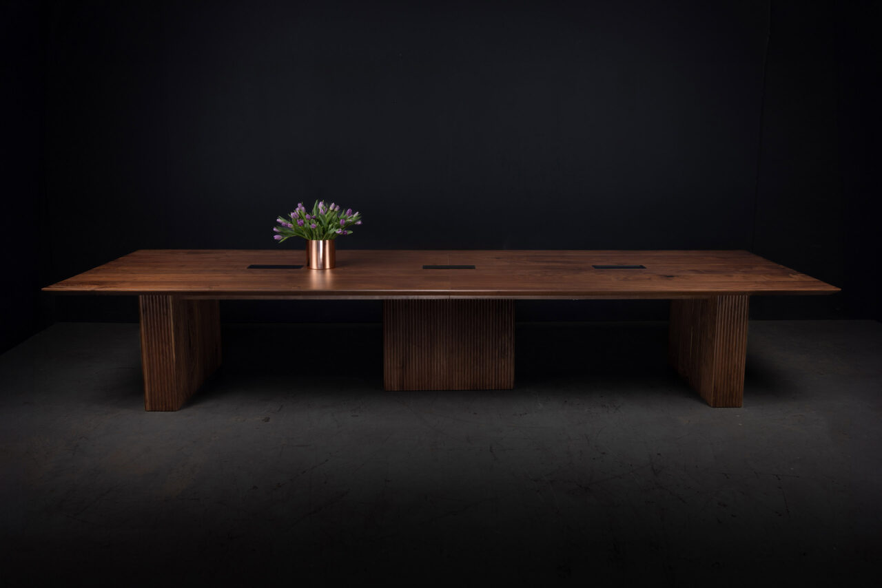 Custom Made Communal Tables in Solid Wood | SENTIENT